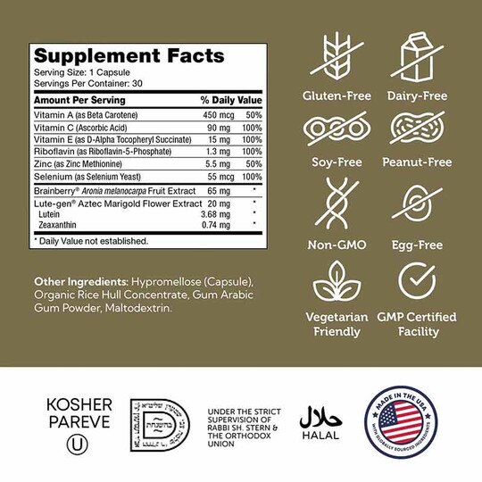 AccuVision Advanced Eye Health, Zahler