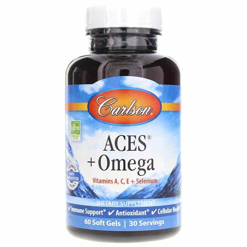 ACES Vitamins A, C, E + Omega, Carlson Labs