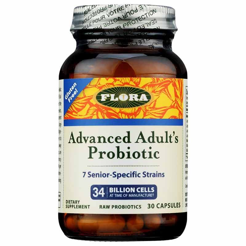 Advanced Adult's Probiotic 34 Billion Cells, Flora