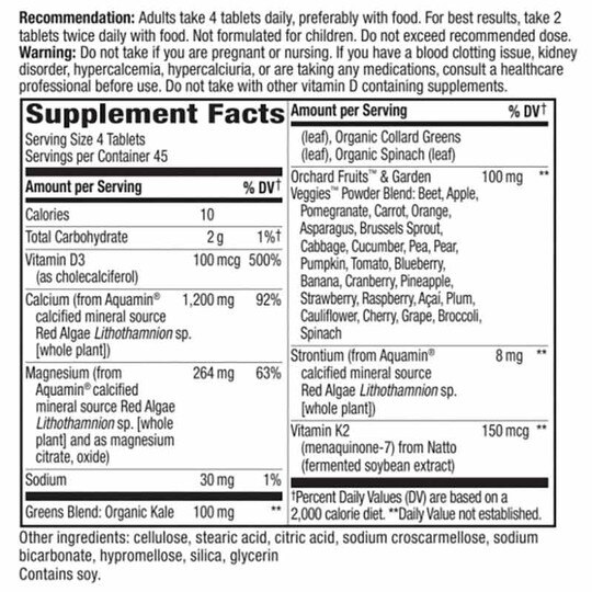 Alive Calcium Bone Formula, Natures Way