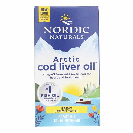 Arctic Cod Liver Oil Softgels, Nordic Naturals