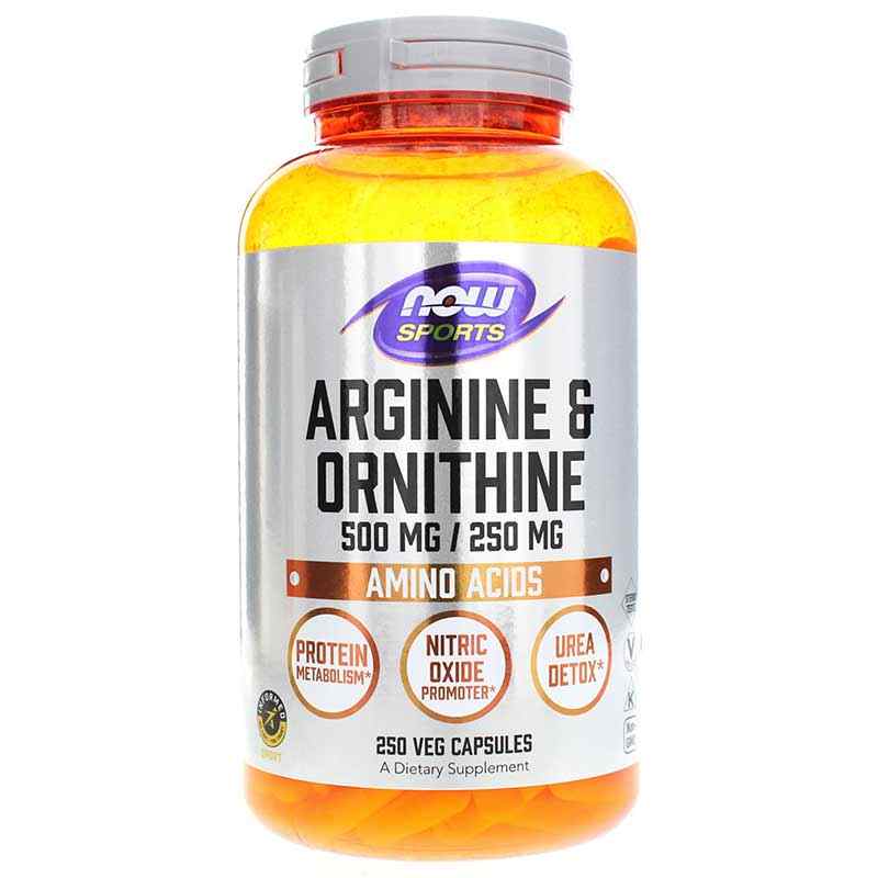 Arginine & Ornithine, NOW Foods