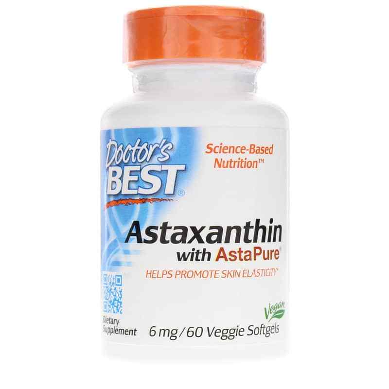 Astaxanthin with AstaPure 6 Mg, Doctors Best