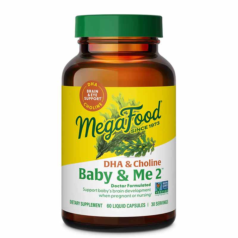 Baby & Me 2 Prenatal DHA & Choline, Megafood