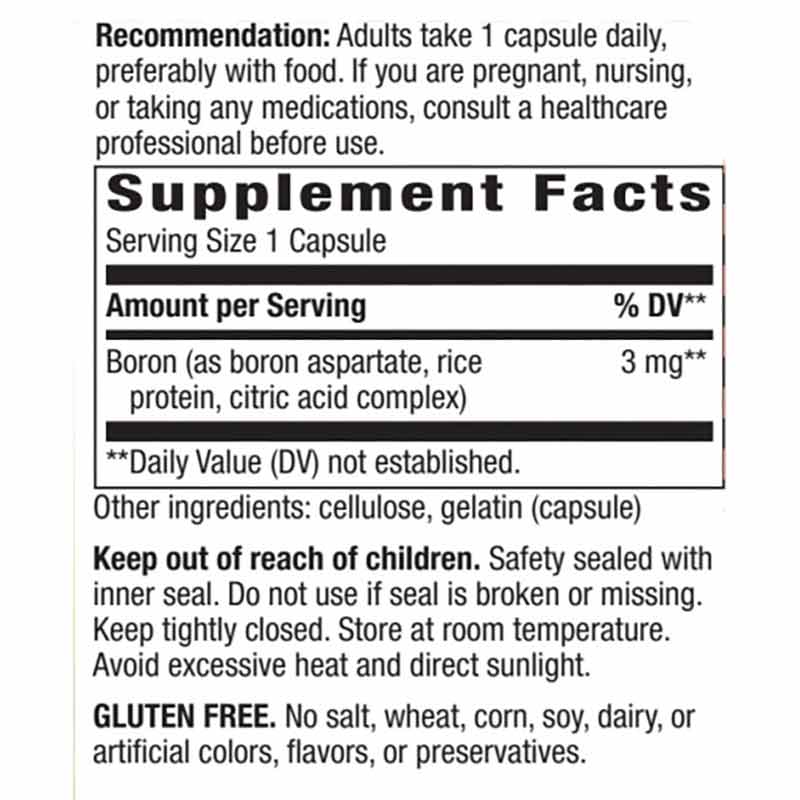 Boron Complex, Natures Way
