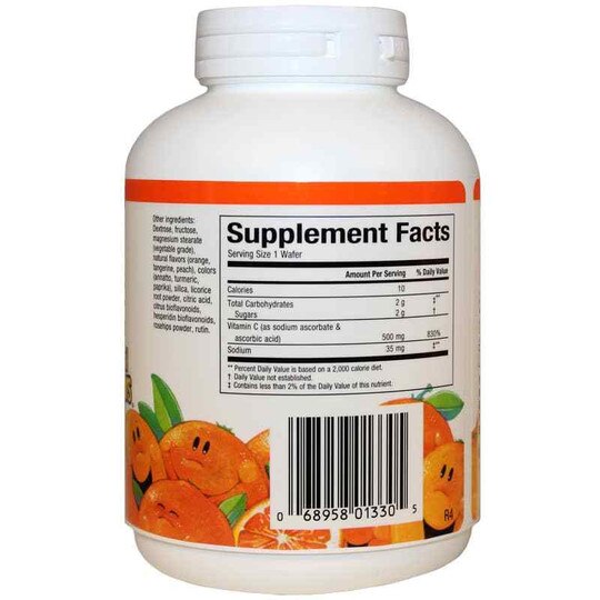 ascorbic acid tablets can be chewed