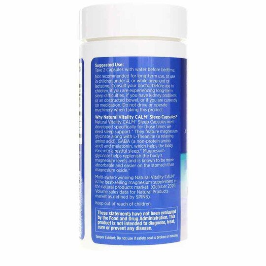 Calm Sleep Capsules, Natural Vitality