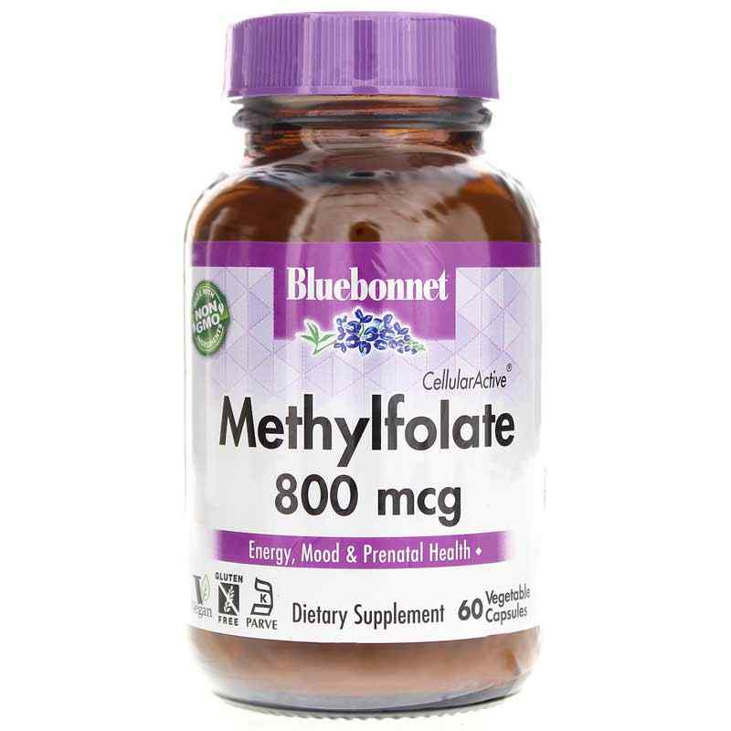 CellularActive Methylfolate 800 Mcg, Bluebonnet