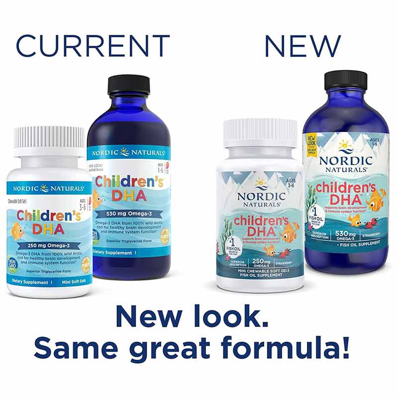 Children's DHA Strawberry Liquid, Nordic Naturals