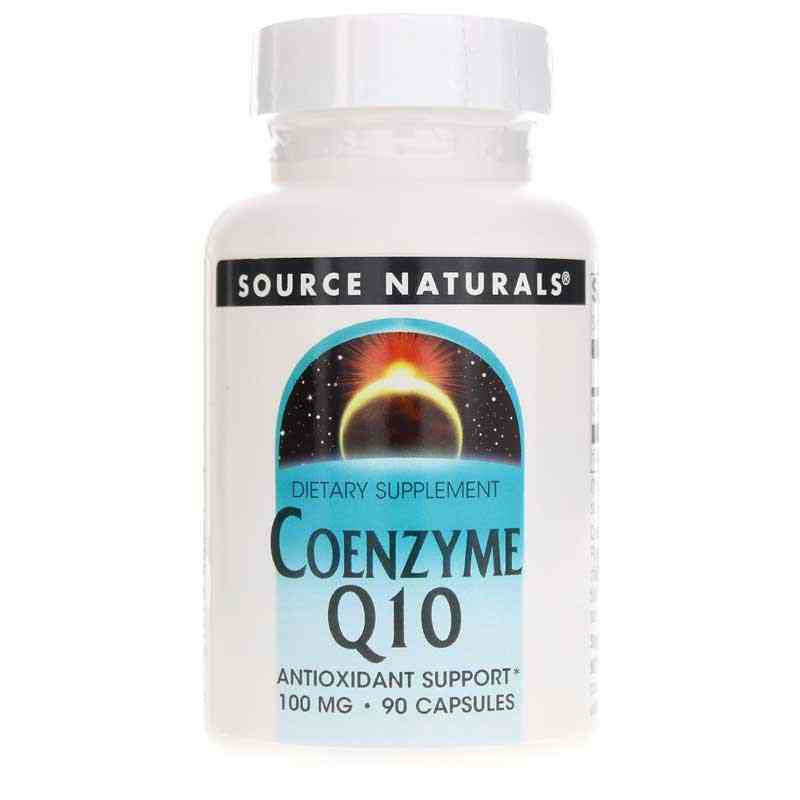 Coenzyme Q10 100 Mg Capsules, Source Naturals