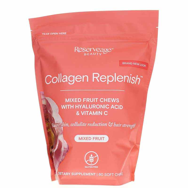 Collagen Replenish Fruit Chews, Reserveage Nutrition