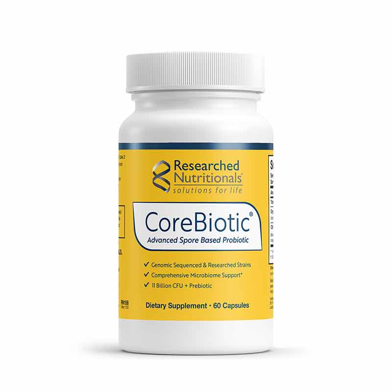 CoreBiotic Sensitive Probiotic, Researched Nutritionals