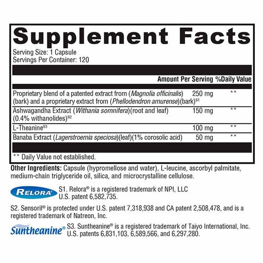 Cortisolv Natural Stress Buster, Xymogen