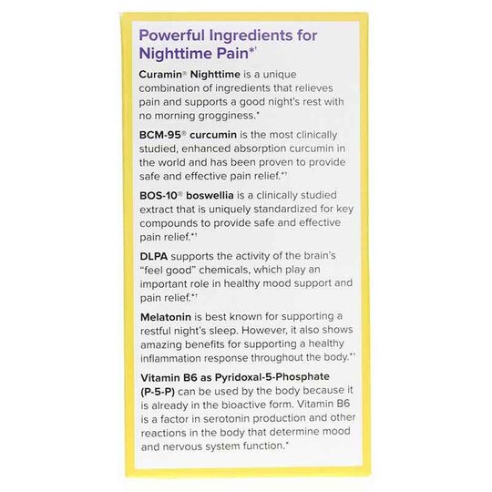 Curamin Nighttime Pain Relief, Terry Naturally