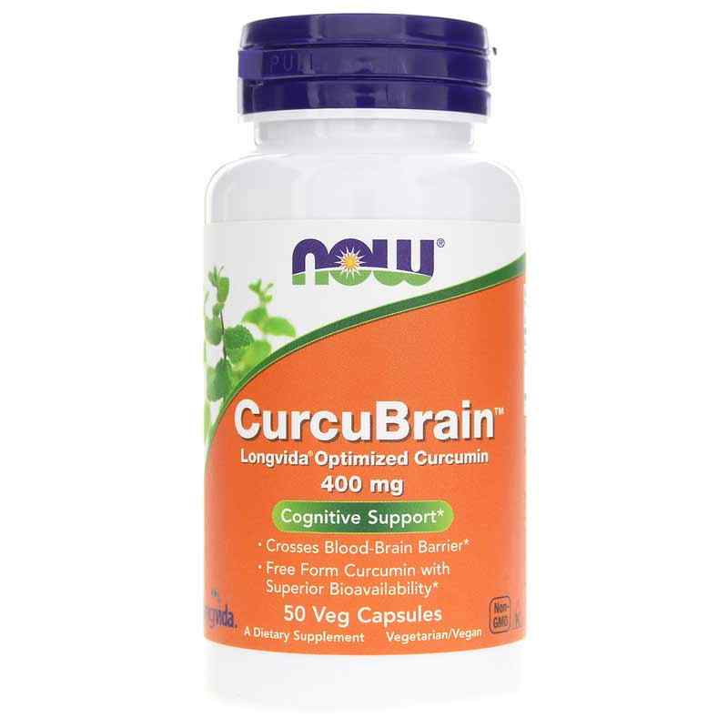 CurcuBrain 400 Mg, NOW Foods