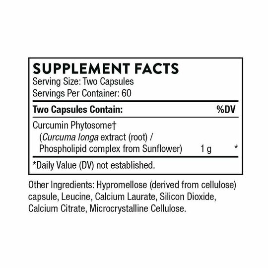 Curcumin Phytosome (formerly Meriva-SF) 1000 Mg, Thorne Research