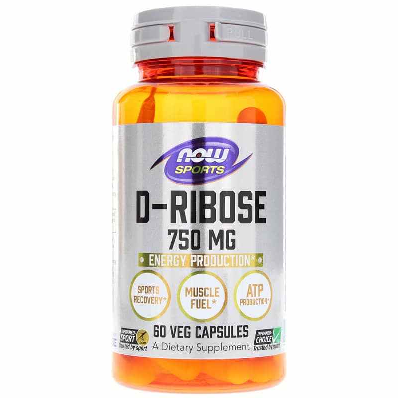 D-Ribose 750 Mg, NOW Foods