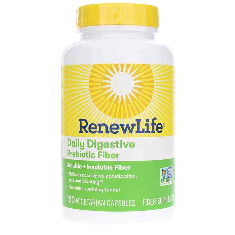 Daily Digestive Prebiotic Fiber, Renew Life