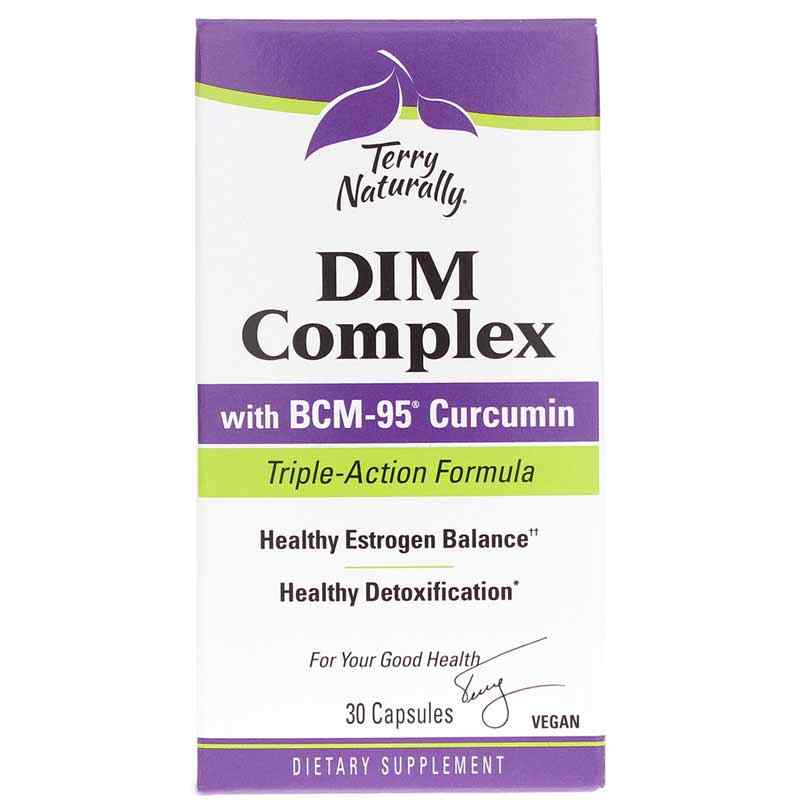 DIM Complex with BCM-95 Curcumin, Terry Naturally
