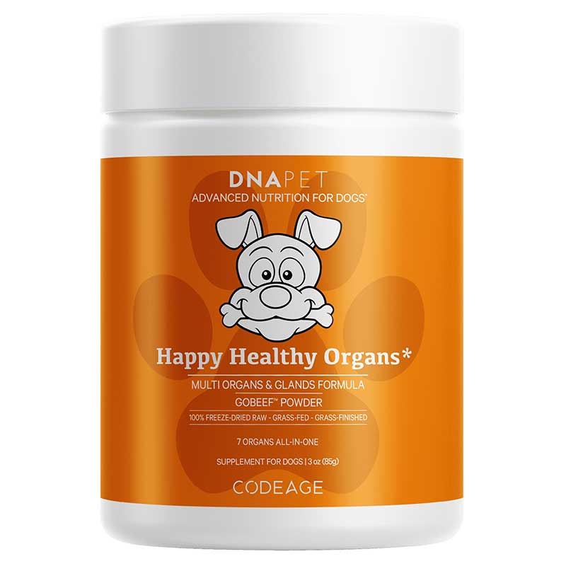 DNA PET Happy Healthy Organs for Dogs, Codeage