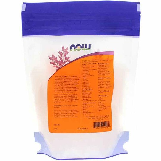 Double 00 Empty Veg Capsules, NOW Foods