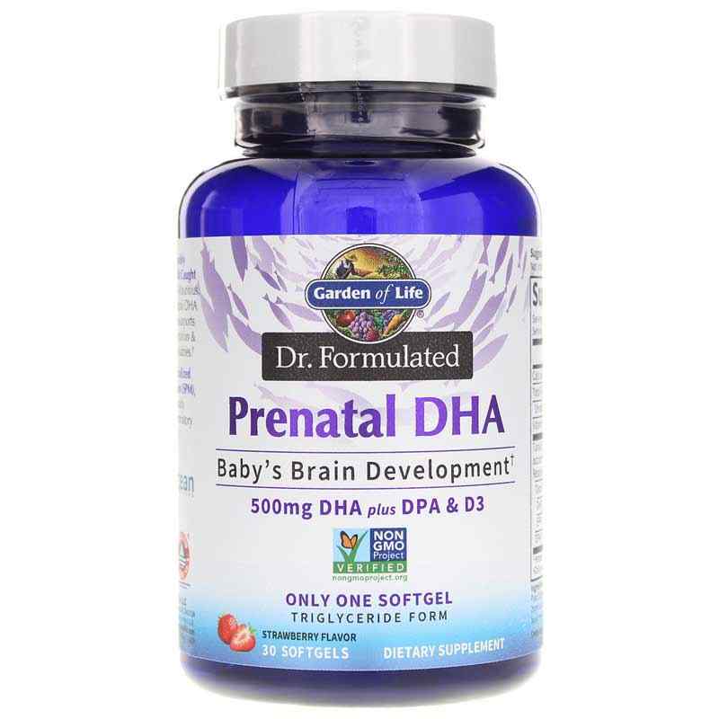 Dr. Formulated Prenatal DHA, Garden of Life