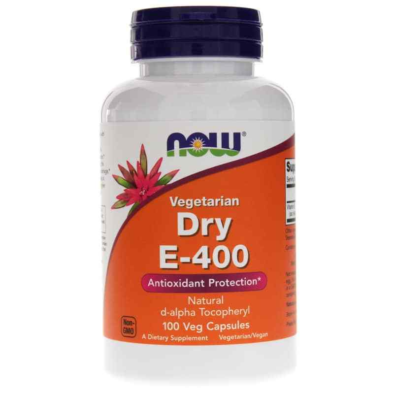 Dry E-400 Vegetarian, NOW Foods