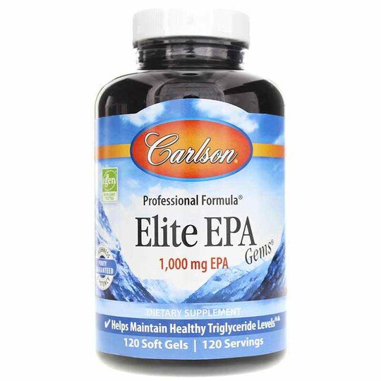 Elite EPA Gems 1000 Mg, Carlson Labs