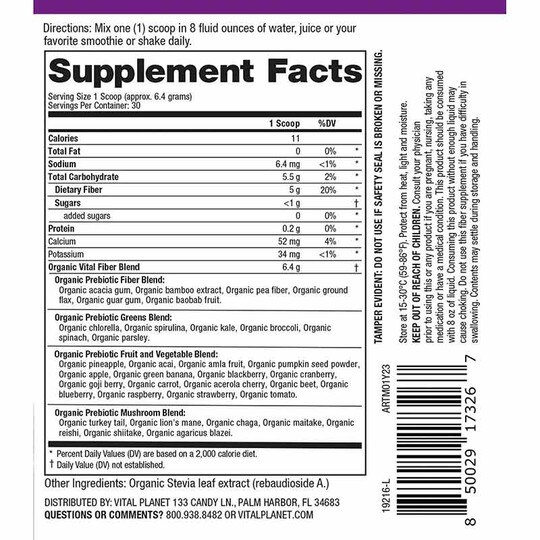 Fiber 35, Vital Planet