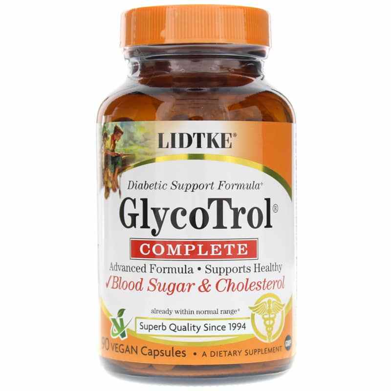 GlycoTrol Complete Blood Sugar Support, Lidtke