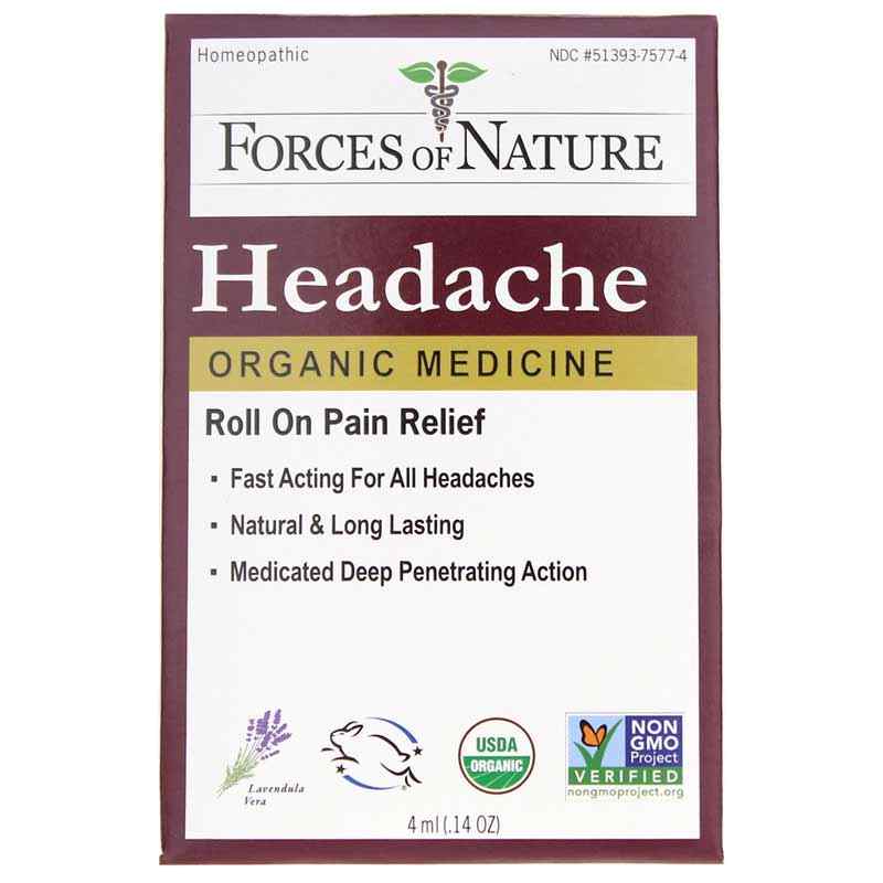 Headache Pain Relief Roll On, Forces Of Nature