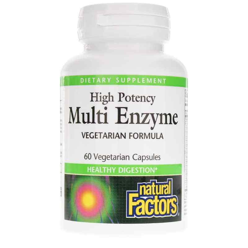 High Potency Multi Enzyme, Natural Factors