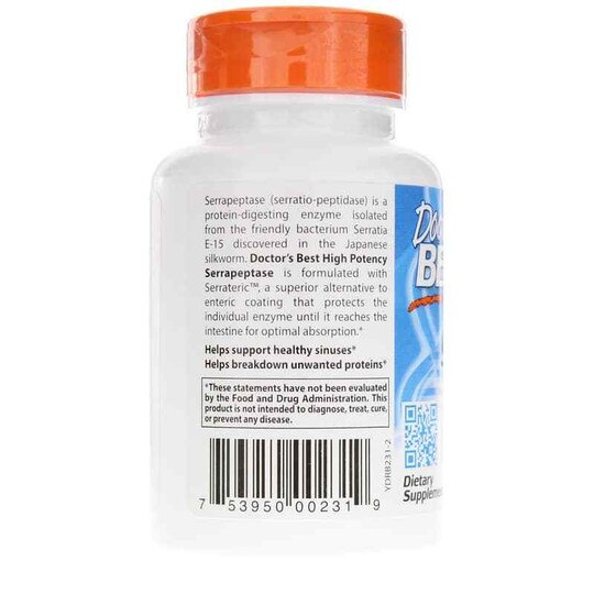 High Potency Serrapeptase, Doctors Best