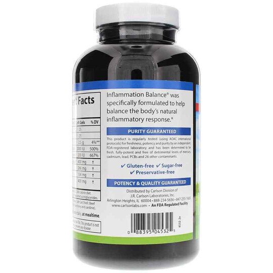 Inflammation Balance, Carlson Labs