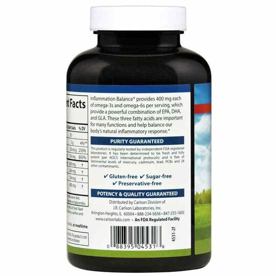 Inflammation Balance, Carlson Labs