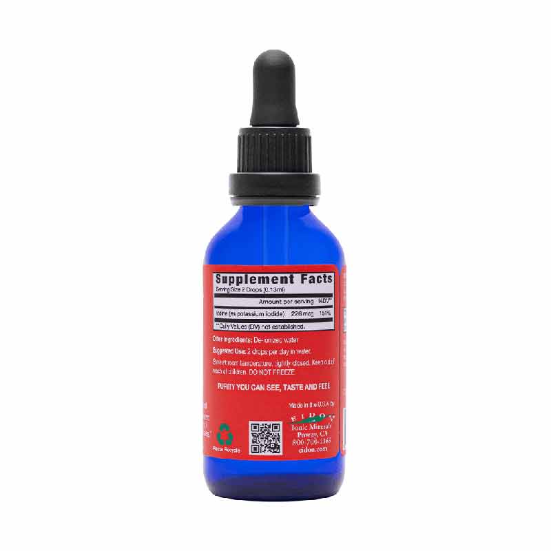 Iodine Liquid Concentrate, Eidon Ionic Minerals