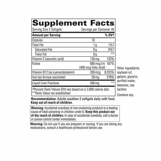 Iron Complex, Integrative Therapeutics