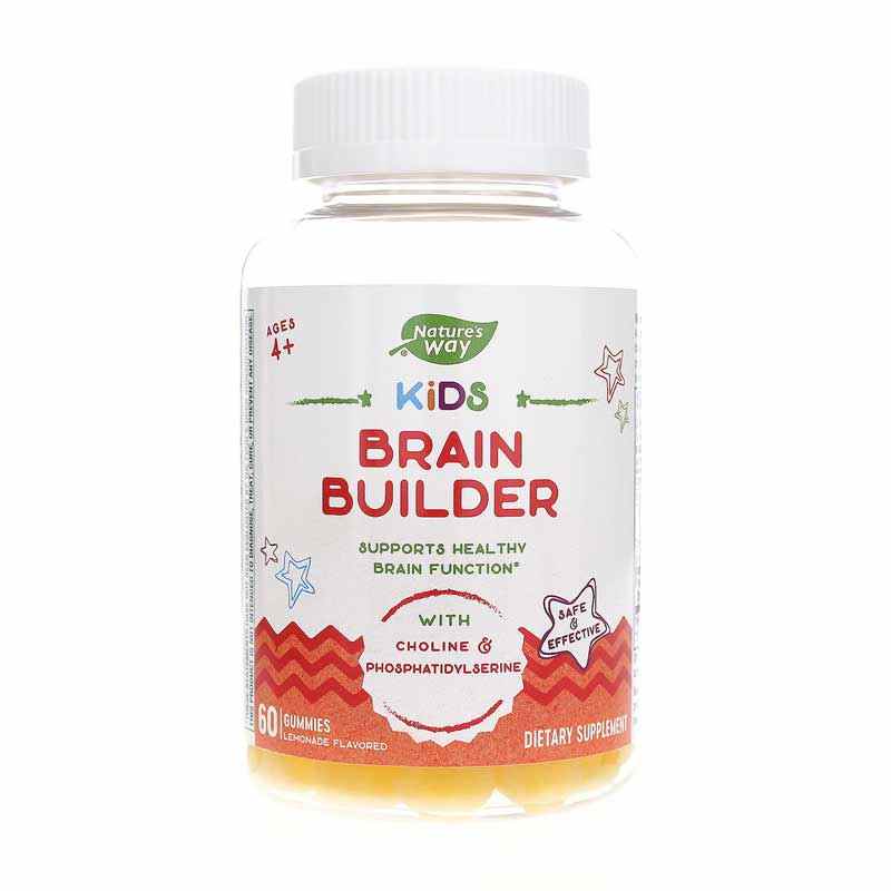 Kids Brain Builder Gummies, Nature's Way