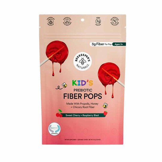 Kids Prebiotic Fiber Pops, Beekeeper's Naturals