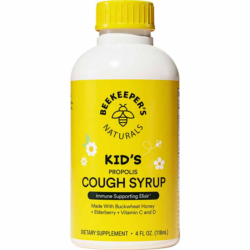 Kids Propolis Cough Syrup, Beekeeper's Naturals