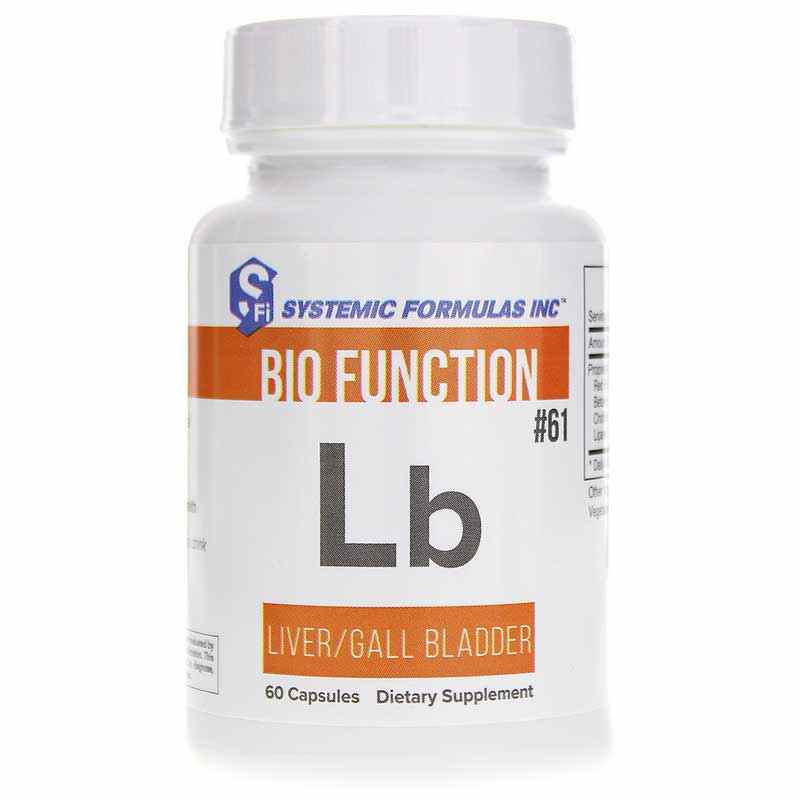 Lb Liver/Gall Bladder, Systemic Formulas
