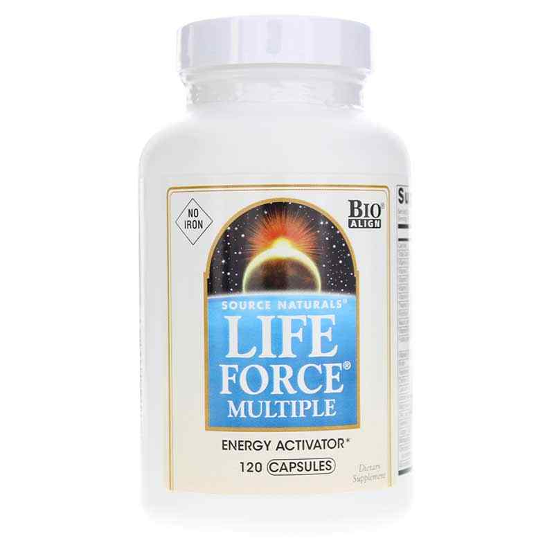 Life Force Multiple No Iron Capsules, Source Naturals