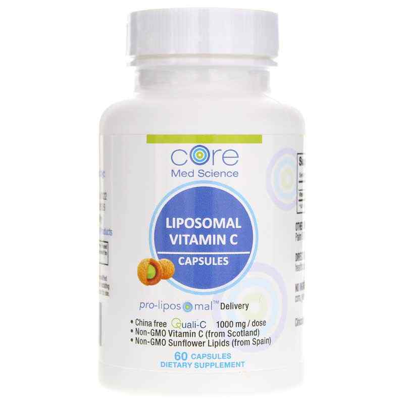 Liposomal Vitamin C Capsules, Core Med Science