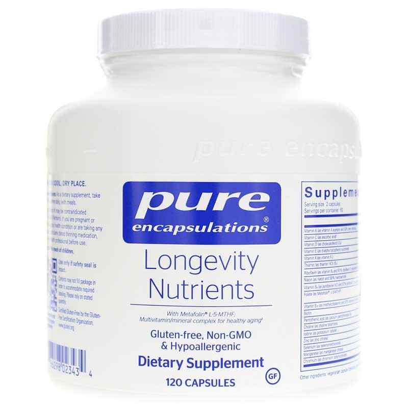 Longevity Nutrients, Pure Encapsulations