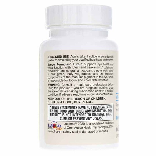 Lutein 20 Mg, Jarrow Formulas