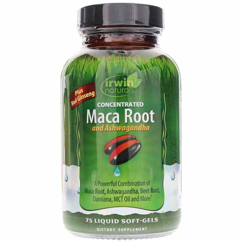 Maca Root And Ashwagandha Irwin Naturals