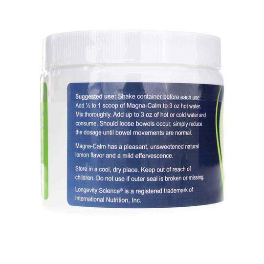 Magna Calm Powdered Drink Mix, Longevity Science