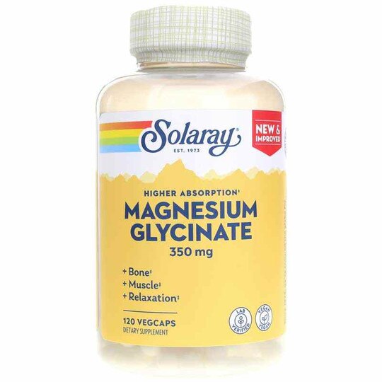 Magnesium Glycinate 350 Mg, Solaray