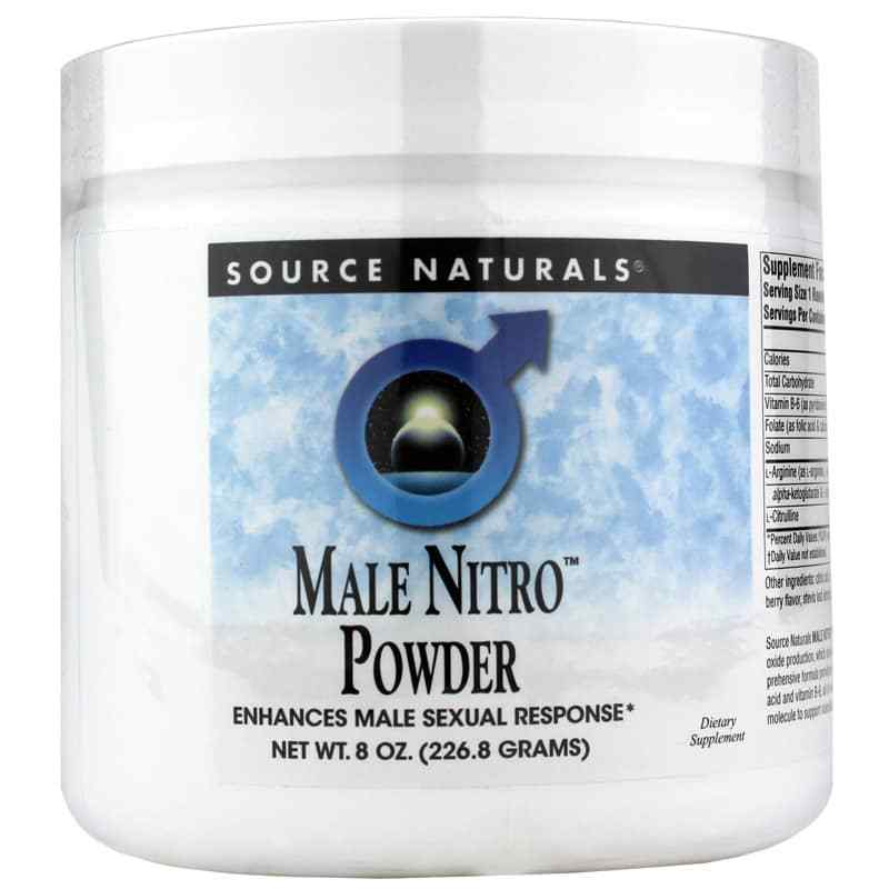 Male Nitro Powder, Source Naturals