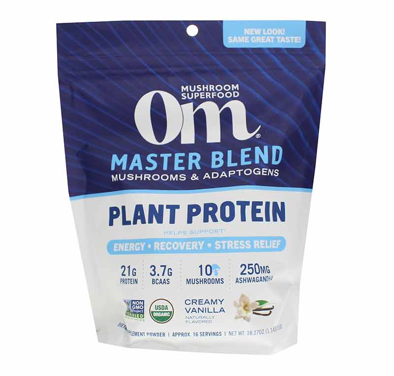 Master Blend Plant Protein, Om Mushroom
